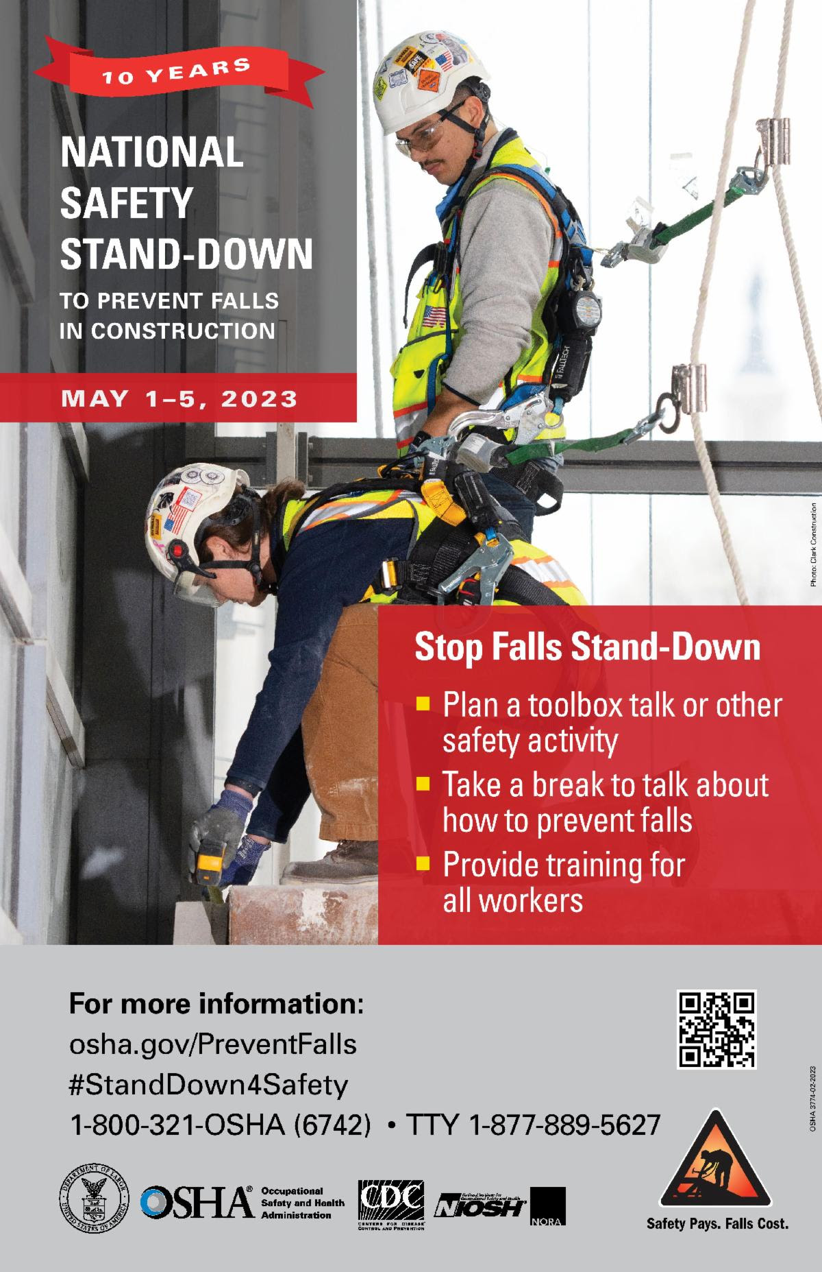 National Safety Stand-down (May 1-5, 2023) | Local Union No. 3 IBEW